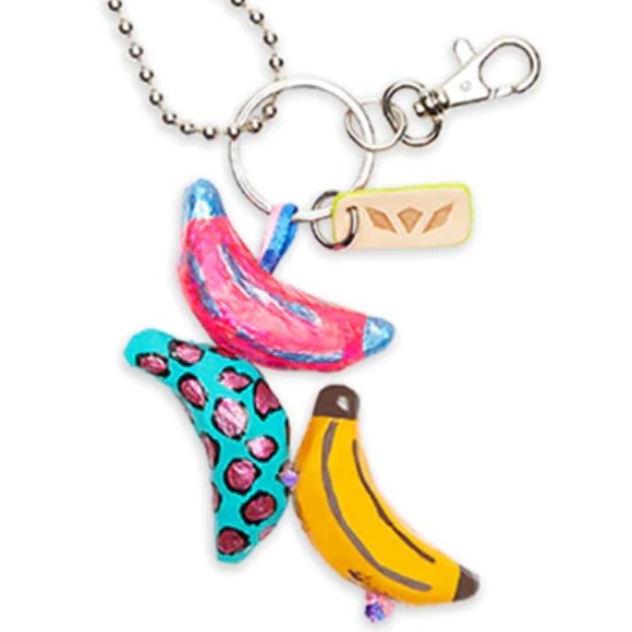 Accessories | Nwt New Consuela Bananas Charm Fob Keychains | Poshmark